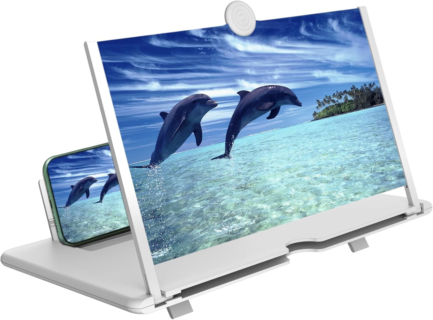 12" Mobile Phone Screen Magnifier，3D HD Magnifier Projector for Movies ...