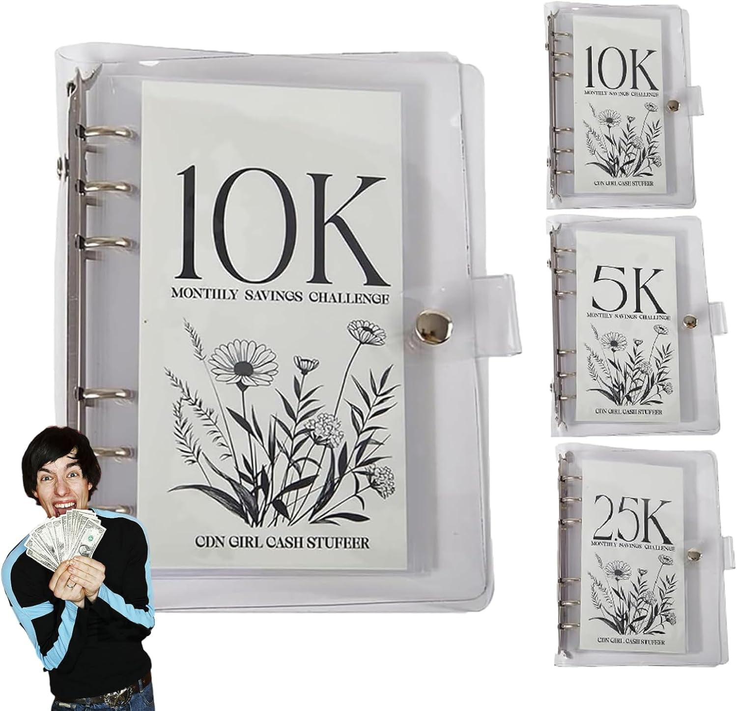 12 Month Envelope Money Saving Book,Money Saving Challenge Binder ...