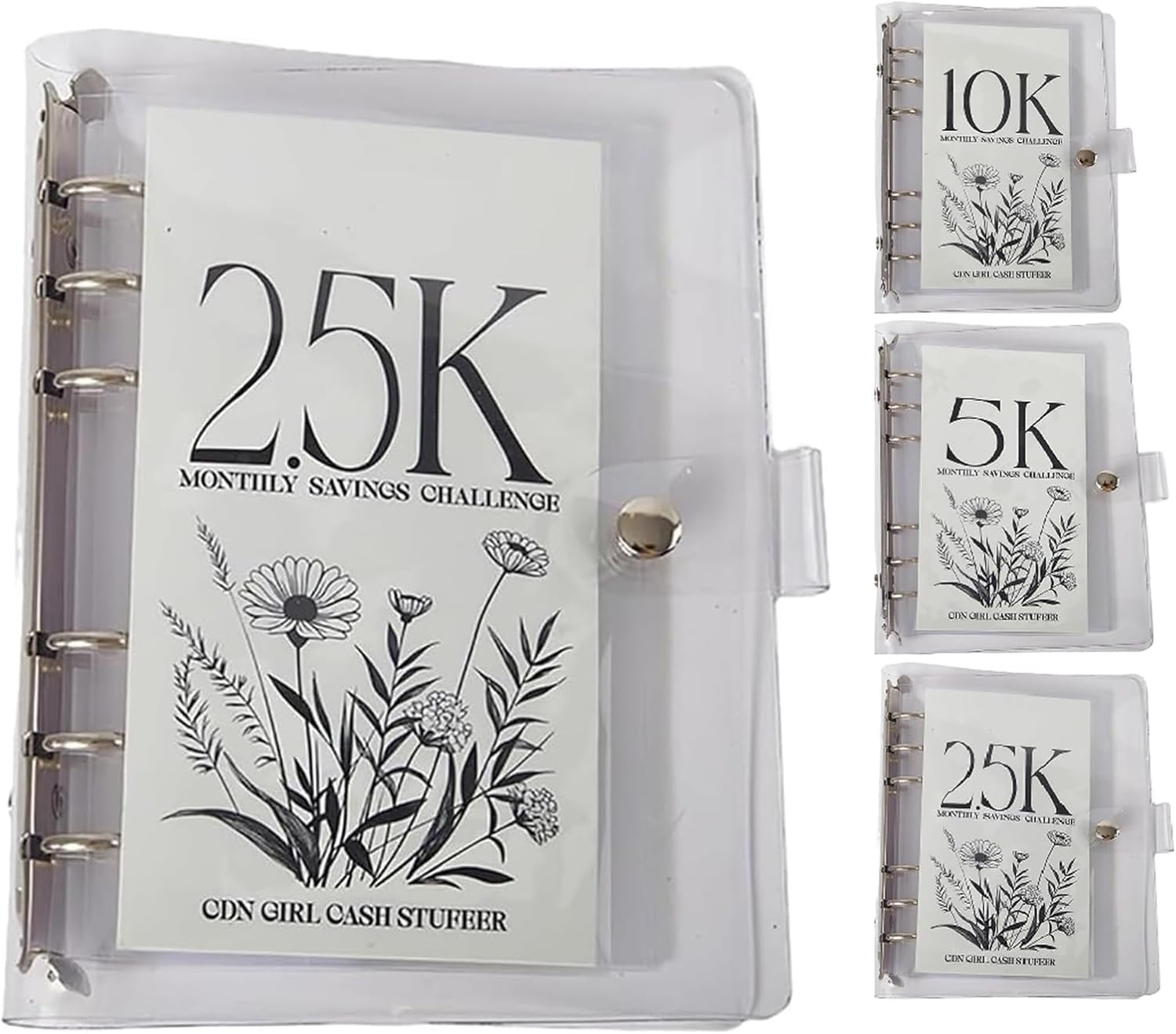 12-Month Envelopes Money Saving Challenge Binder,Money Savings ...