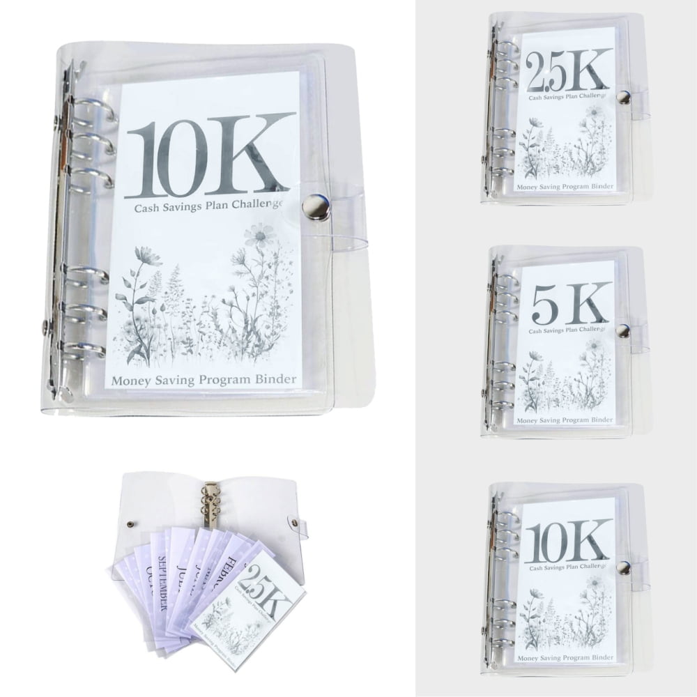12-Month Envelopes Money Saving Challenge Binder,Savings Challenge ...