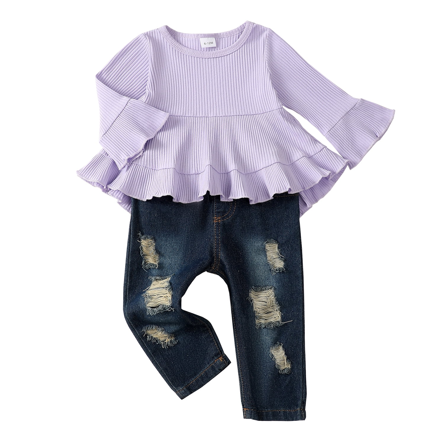 12 Months Baby Girls Clothes 18 Months Girls 2PCS Fall Winter Outfits ...