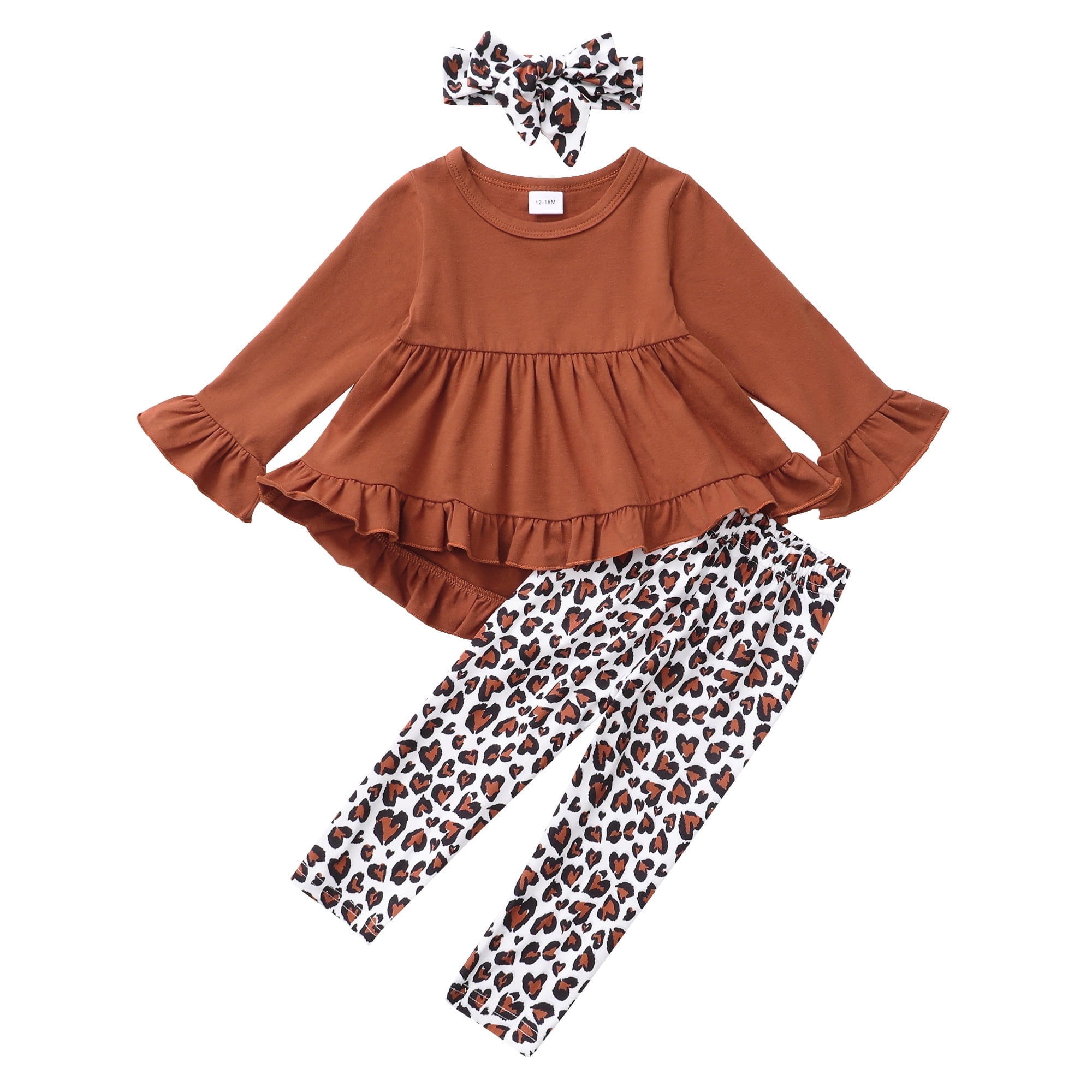 12 Months Baby Girls Clothes 18 Months Girls 3PCS Outfits Set Toddler ...