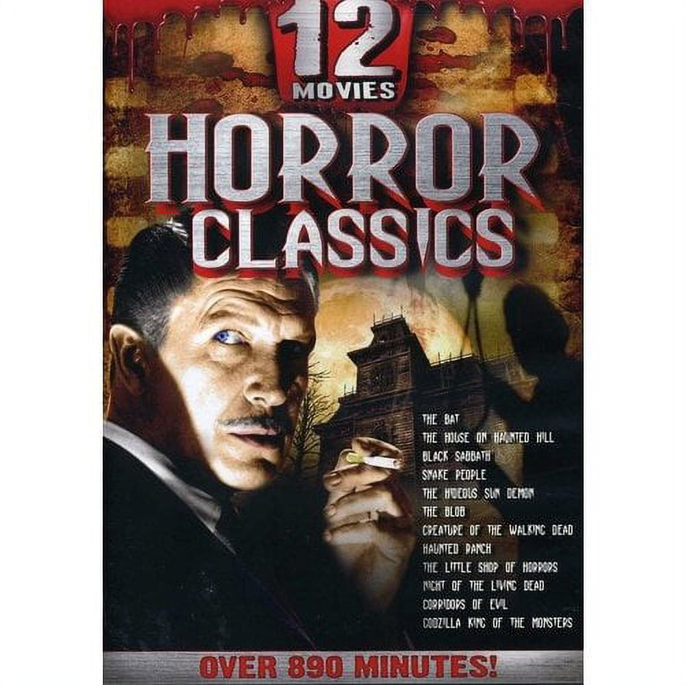 12 Movies Horror Classics: The Bat, The Blob, Little Shop of Horrors ...