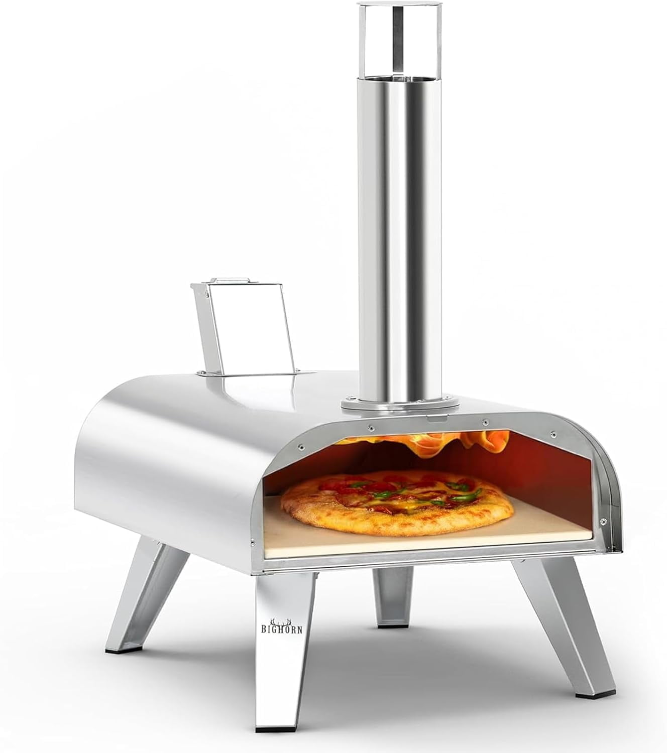 12" Multi-Fuel Outdoor Pizza Oven – 3-in-1 Wood-Fired Gas & Electric ...