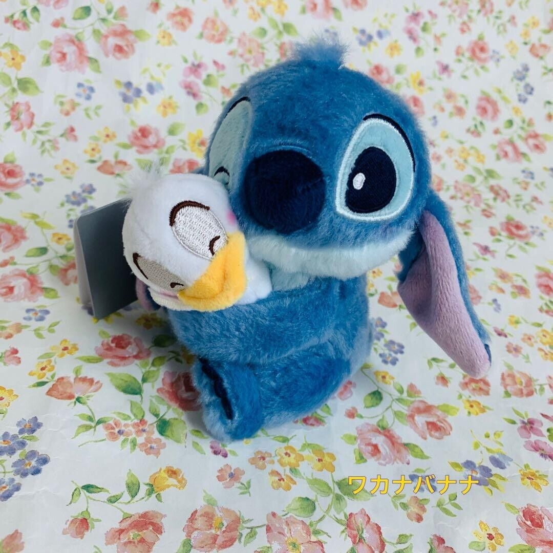 12" New 2025 Stich Plush Toy Hug Stich with Donald Duck Stuffed Animal ...