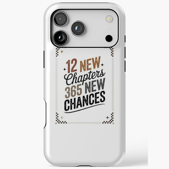 12 New Chapters 2026 New Year Quote Phone Case iPhone Case 17 11 12 13 ...