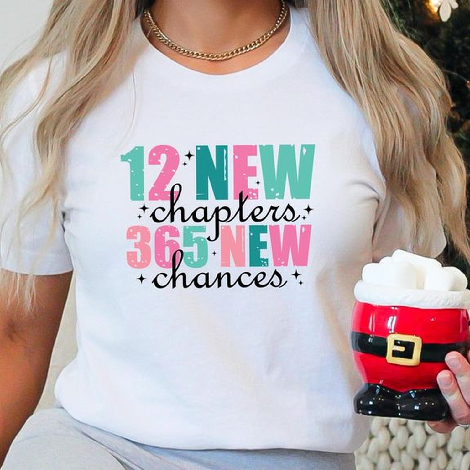 12 New Chapters 365 New CH1ances S1Hirt, New Year Gift, New Years ...