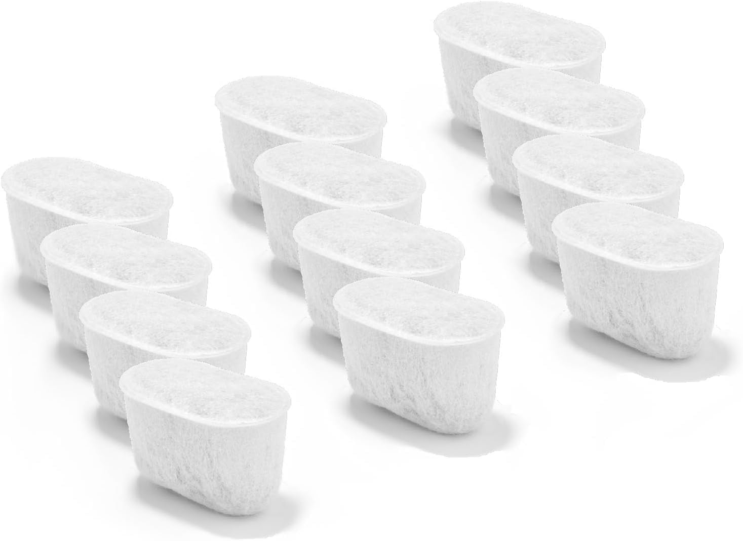 Nispira Replacement Charcoal Water Filters, 12-Pack, Compatible with ...