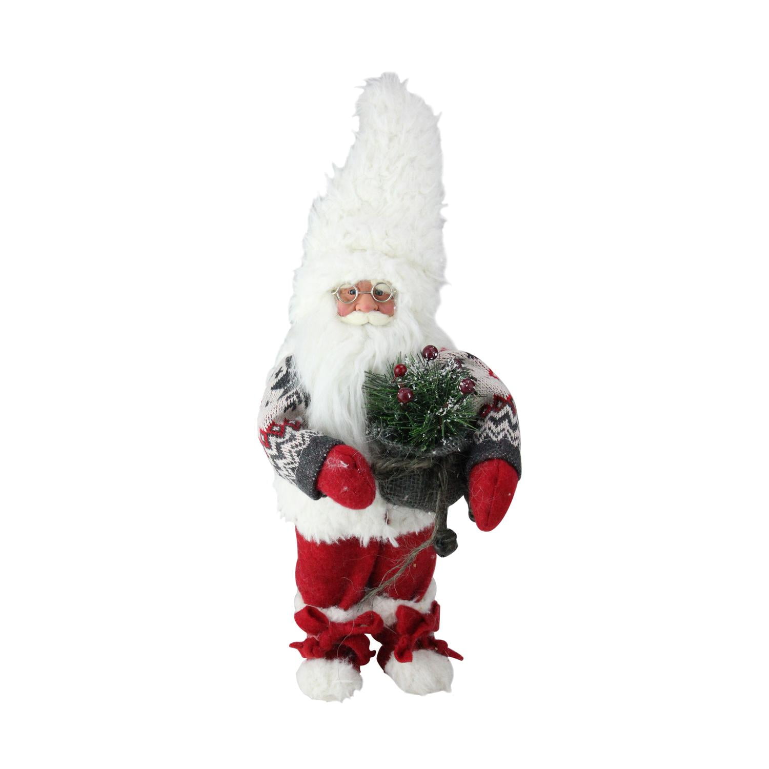 12" Nordic Santa Claus Christmas Table Top Figure - Walmart.com
