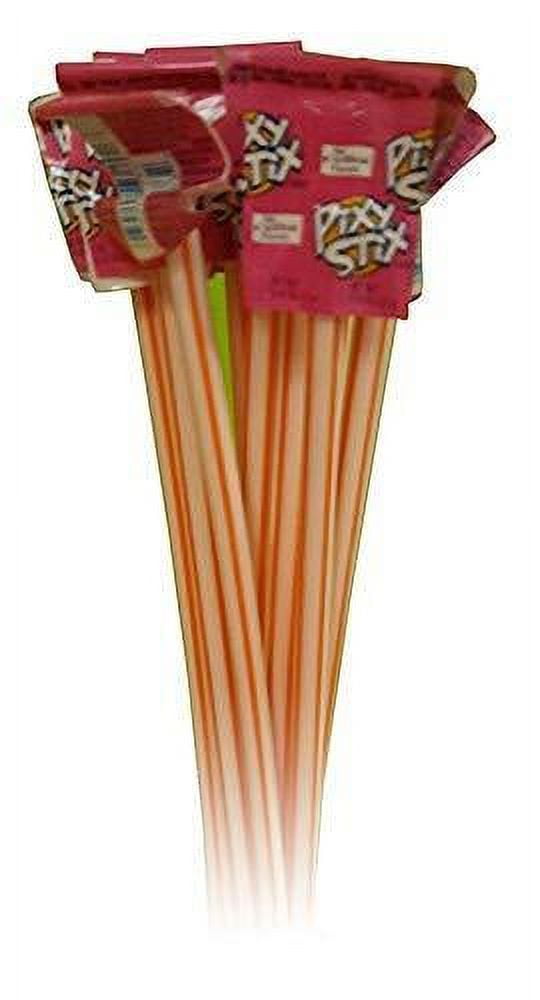 12 ORANGE Giant Pixy Stix - 15 Inches Large - Orange Flavor Sugar Candy ...