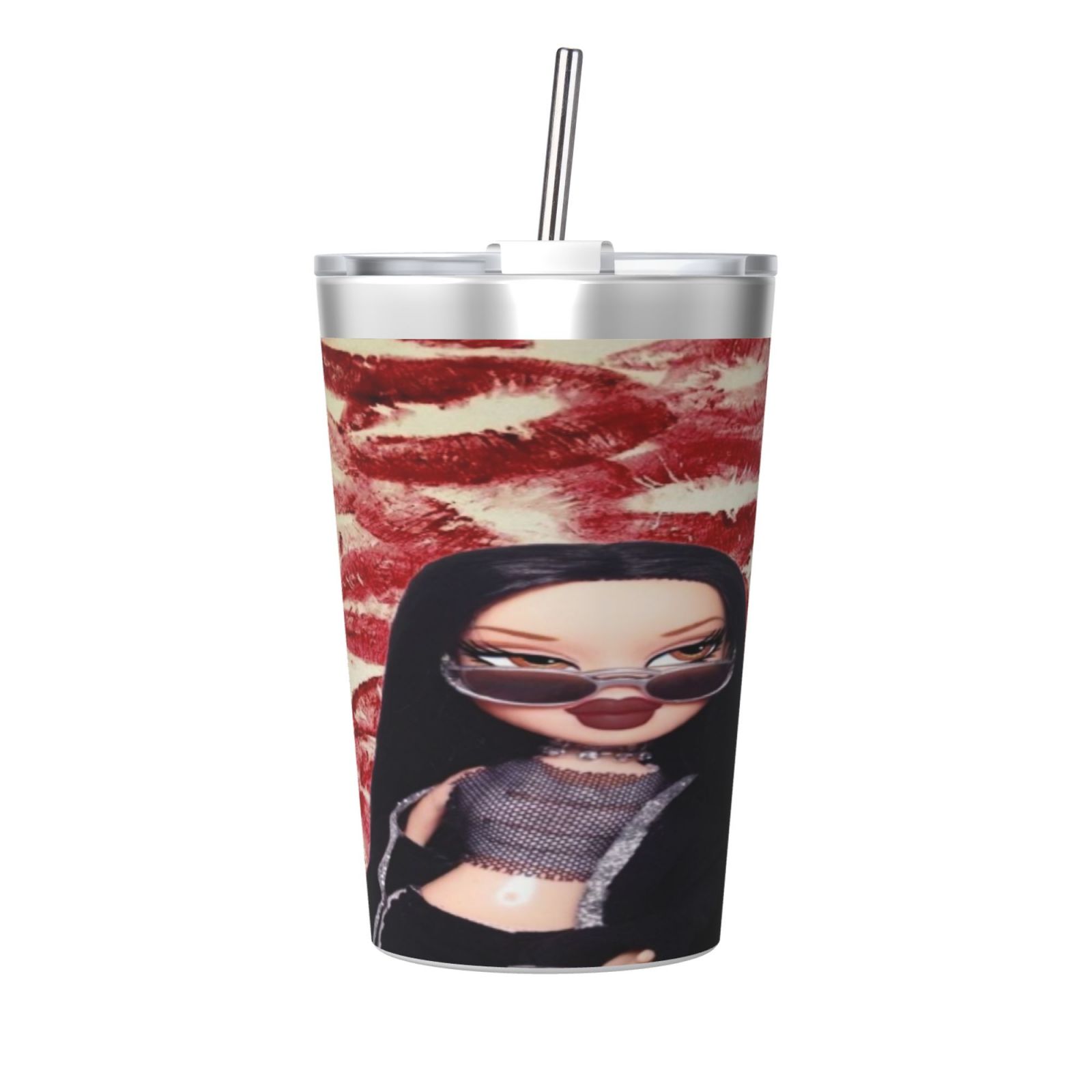 12 OZ Brat-z Insulated Stainless Steel Tumbler Coffee Mug Water Bottle ...