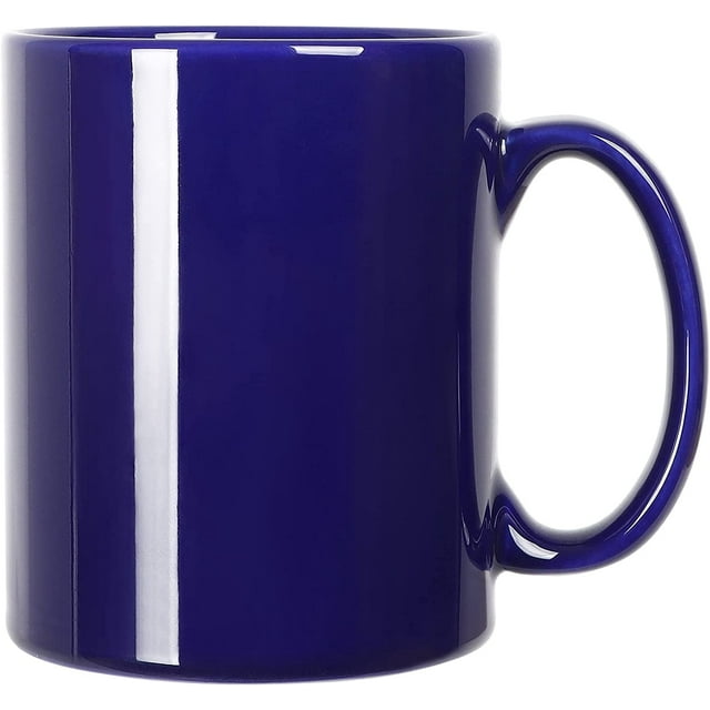 12 OZ Extra Large Ceramic Coffee Mug, Classic Porcelain Super Big Tea ...