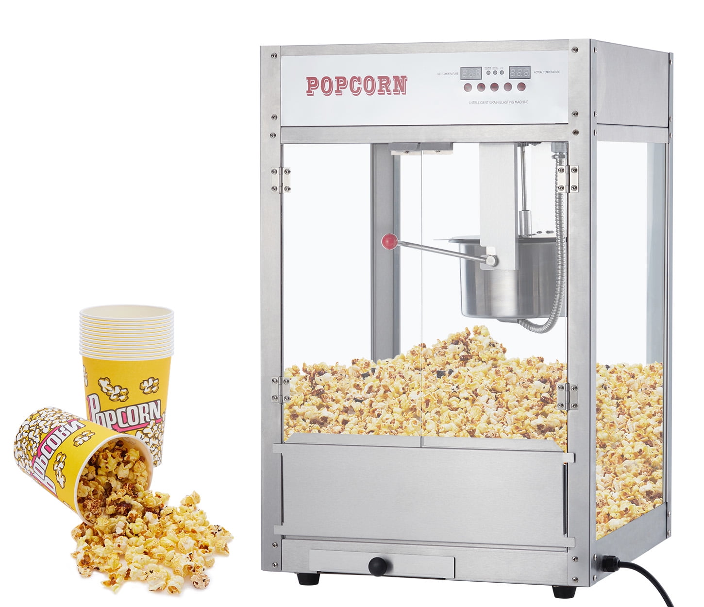 12 OZ Large Popcorn Machine for Movie Night, Commercial Popcorn Popper ...