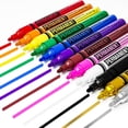 12 Oil-Based Permanent Markers - Medium Tip Markers for , , Rock ...