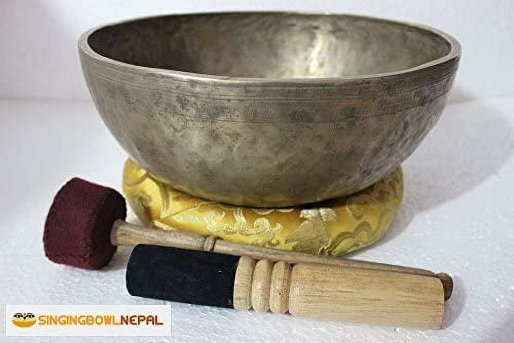 12" Old E Note Tibetan Singing Bowl, Meditation Bowl, Tibetan Bowls ...