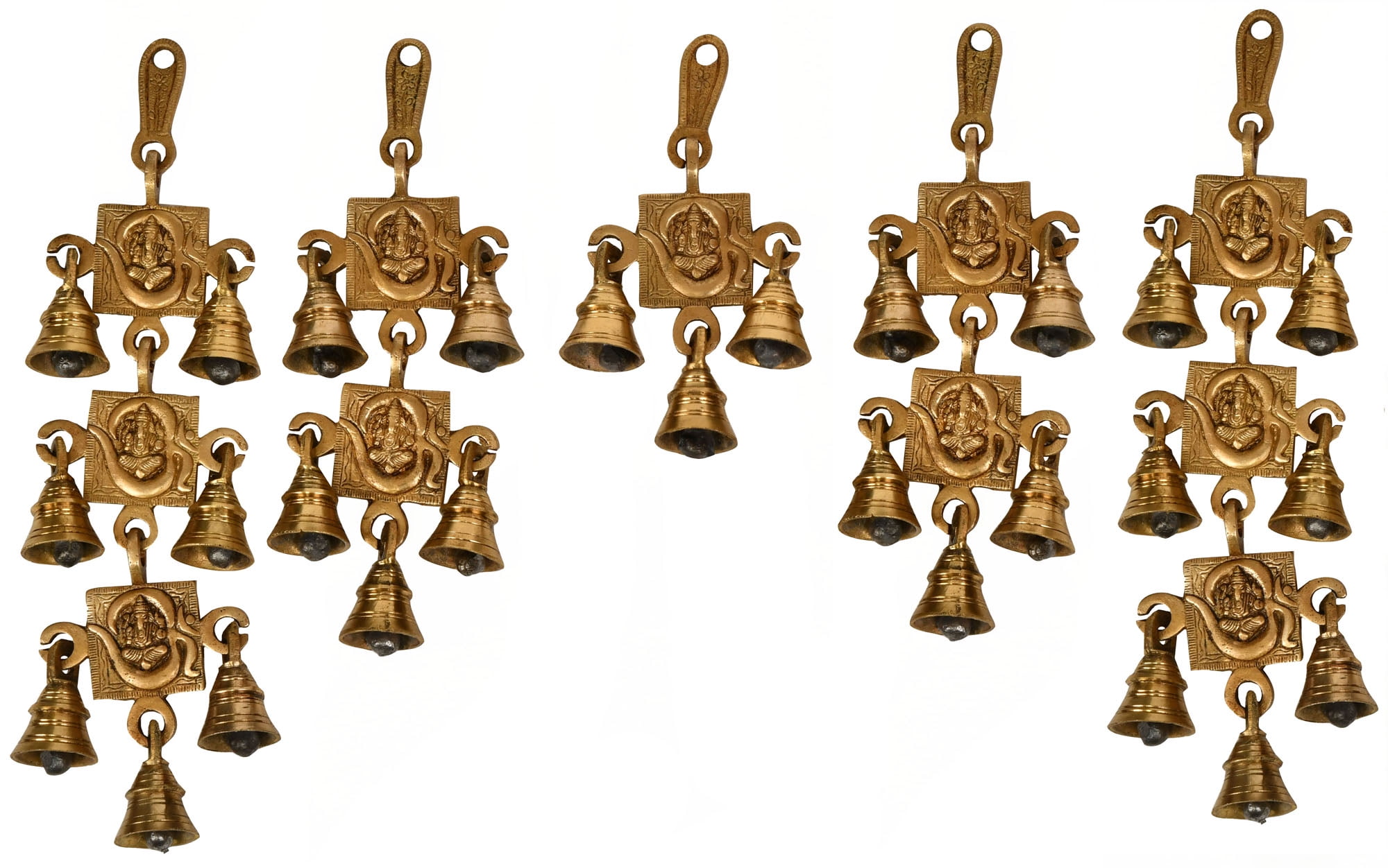 12" Om Ganesha Toran In Brass | Handmade | Made In India - Brass Statue ...