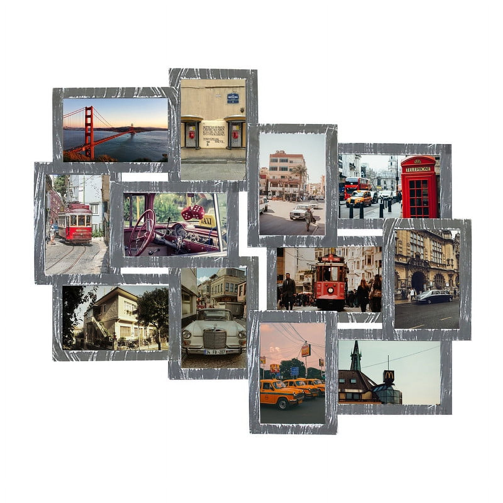 12 Opening Photo Frame Family Picture Collage Frames 6" X 4" Photo ...