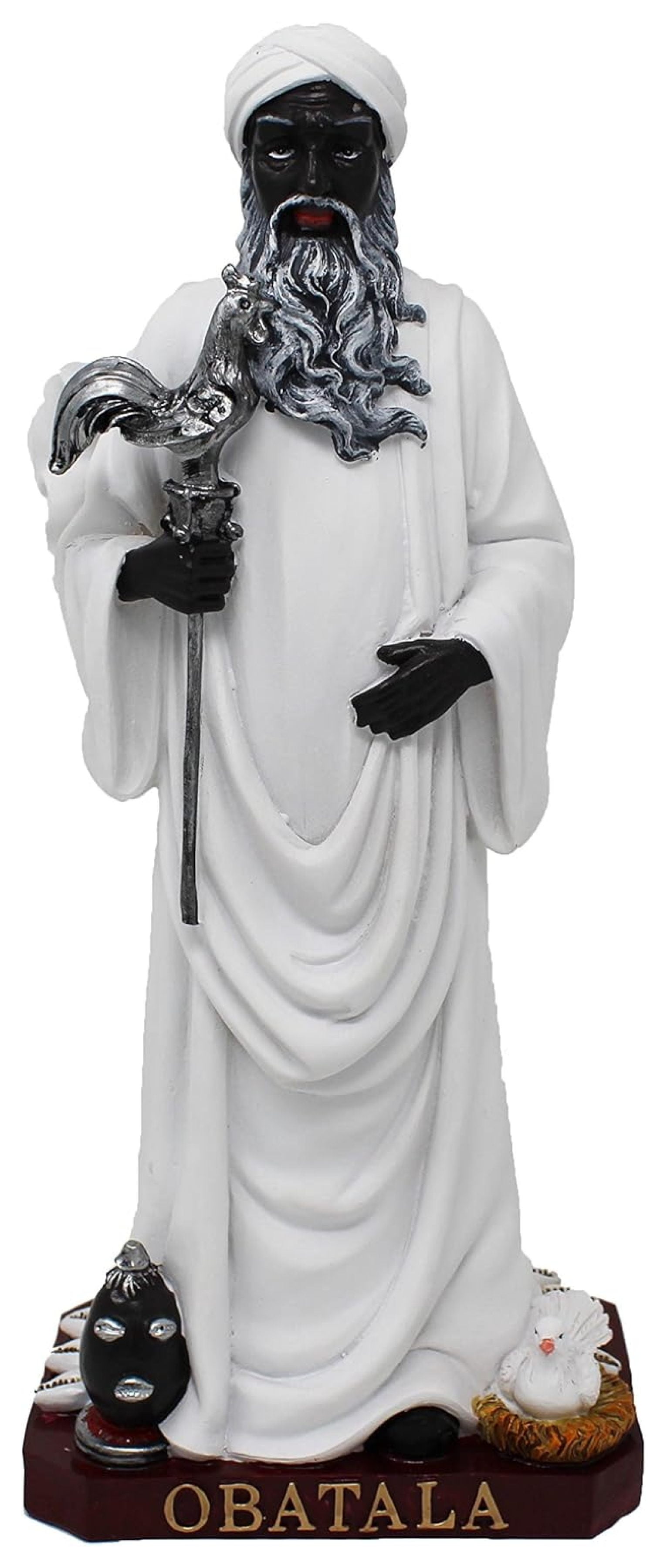 12" Orisha Obatala Statue Sculpture Yoruba Santeria African GodQ - Walmart.com