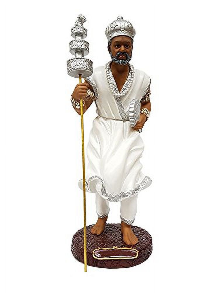 12" Orisha Obatala Statue Yoruba Santeria Seven Powers African God ...