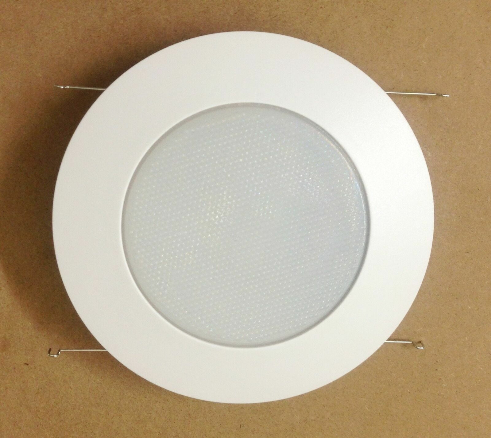 12 PACK 6" INCH RECESSED CAN LIGHT SHOWER TRIM GLASS FROSTED ALBALITE ...