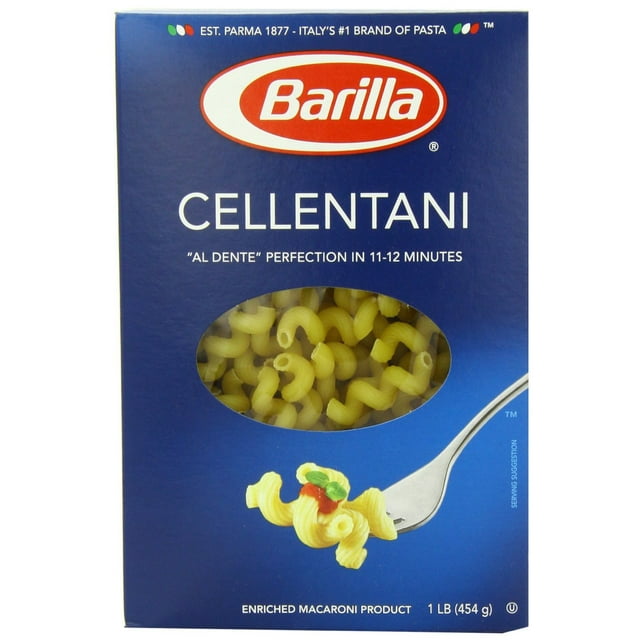 Barilla Cellentani Pasta, 1000010547 (21199907) - Walmart.com