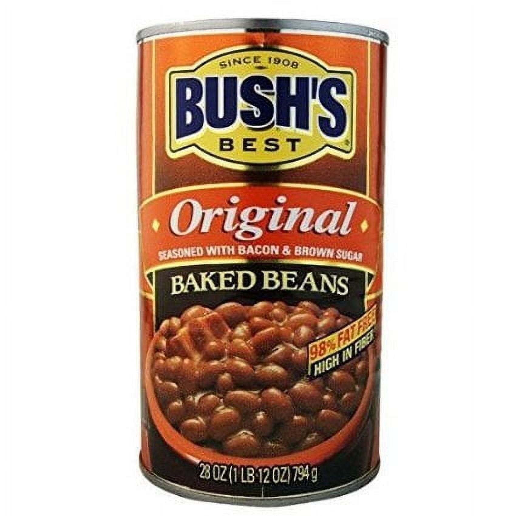 (12 pack) Bush's Original Baked Beans, Canned Beans, 28 oz Can ...
