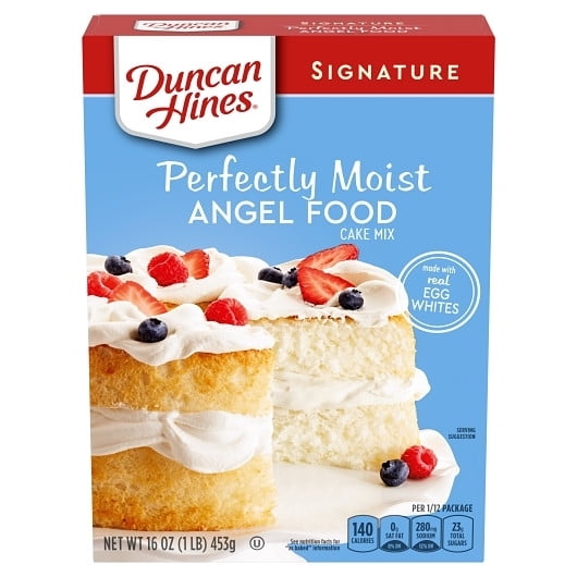 Duncan Hines Angel Food Cake Mix, 16 Ounce, 12 Per Case - Walmart.com