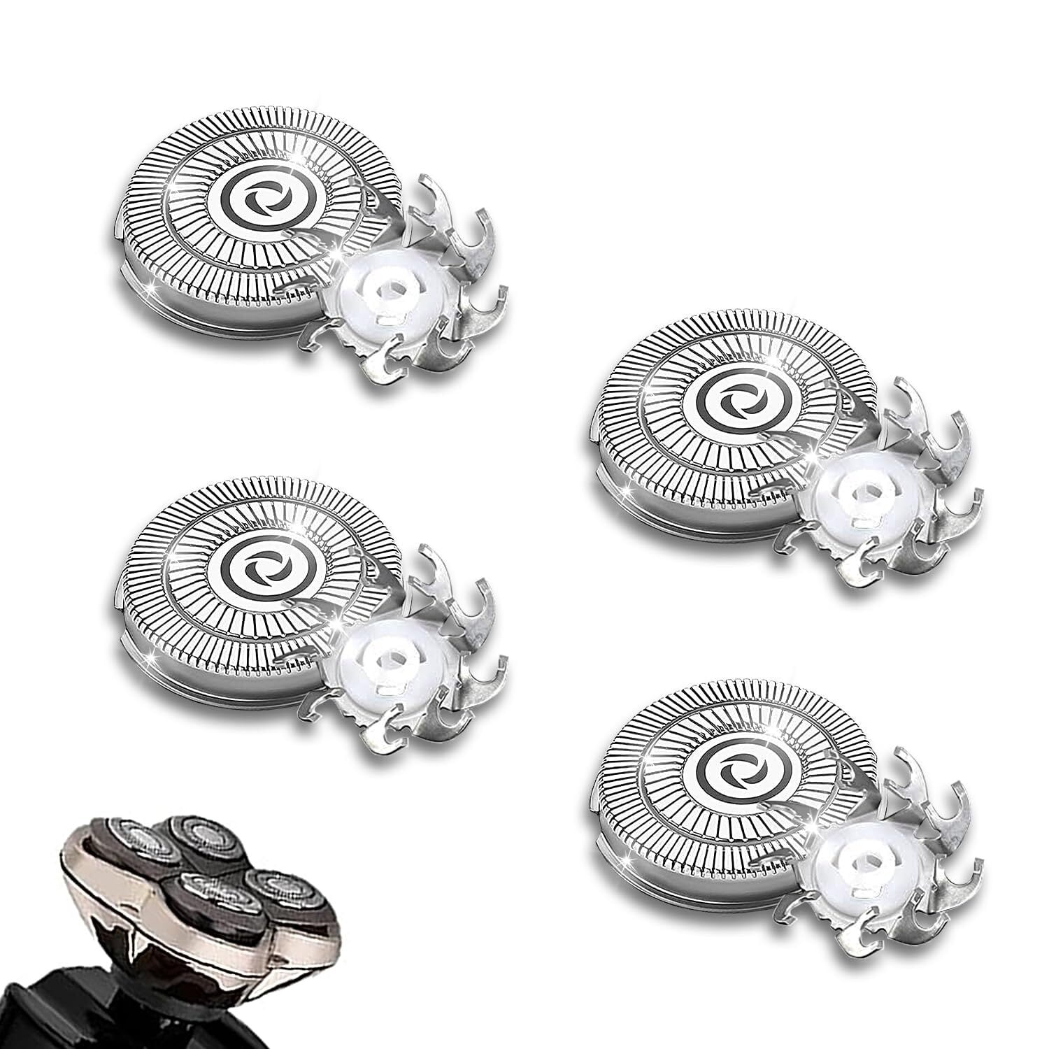 12 PACKS Head Shaver Replacement Heads Compatible with Skull Shaver ...