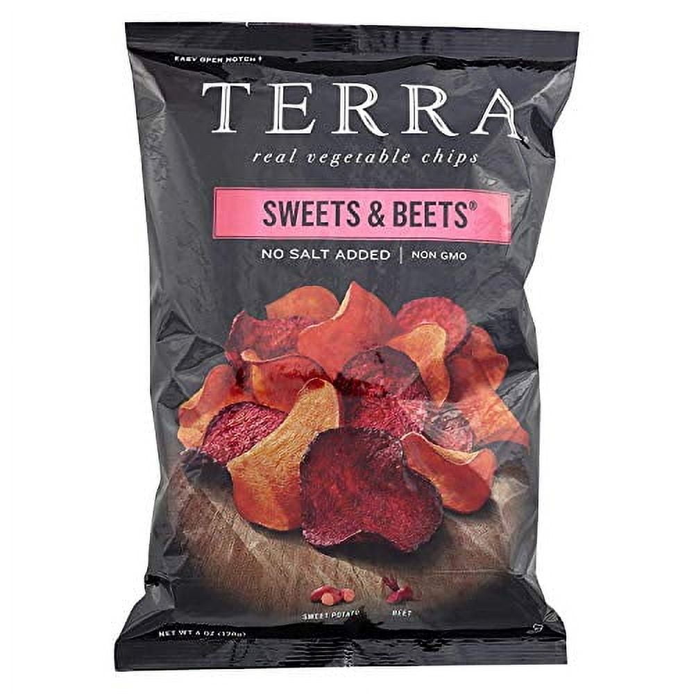 TERRA Real Vegetable Chips, Sweets & Beets Snack, No Salt Added, Root ...