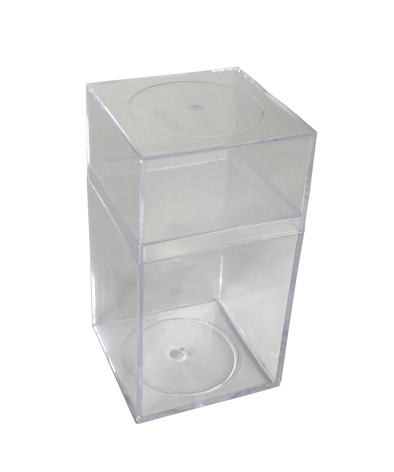 12 PC 4" Small Clear Transparent Container Boxes for Home, Kitchen, and ...
