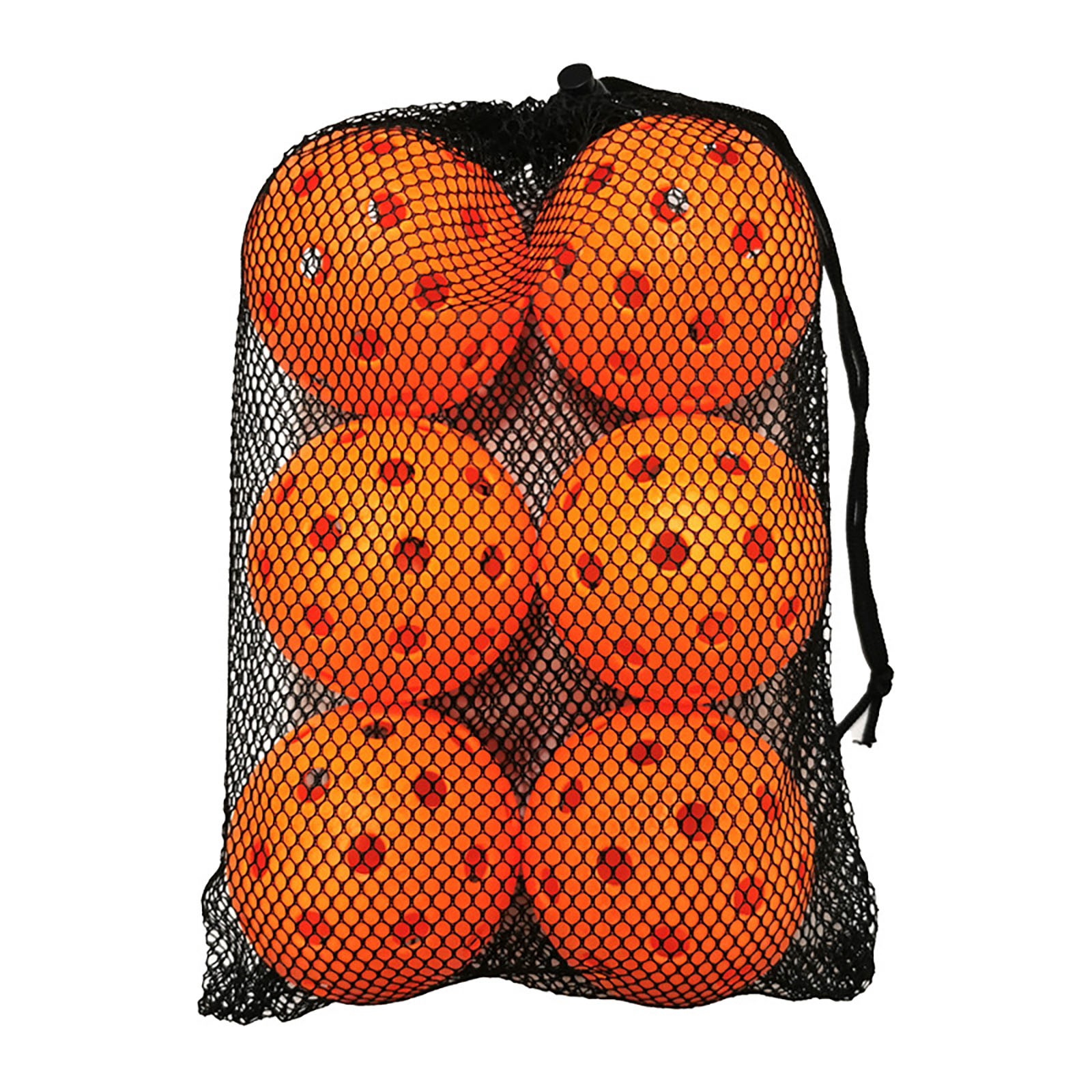 12 PC Pickleball Balls, High Elasticity, 40-Hole Pickleballs with Mesh ...