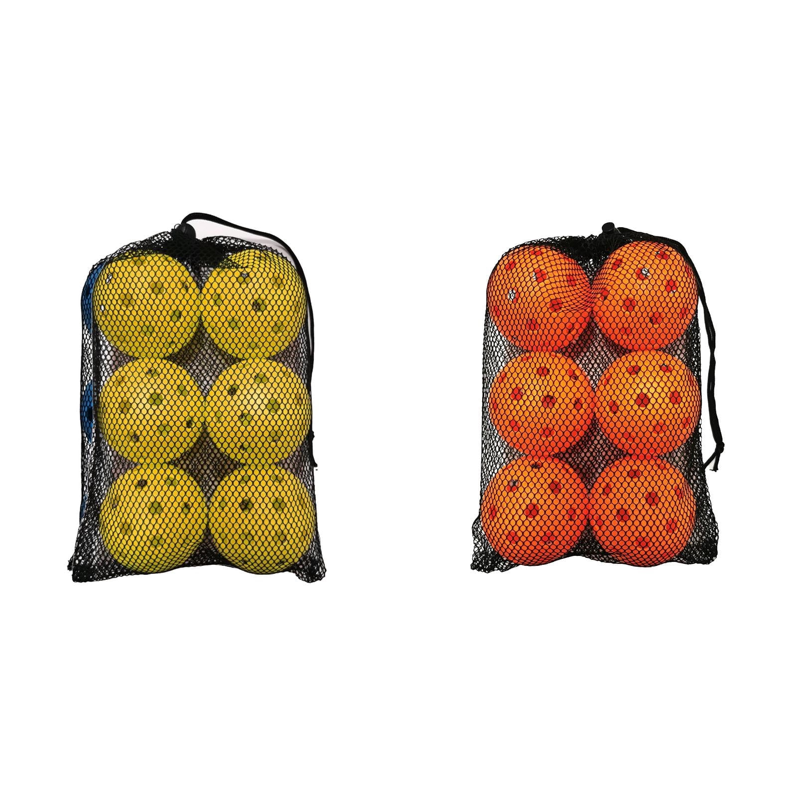 12 PC Pickleball Balls, Premium High Elasticity, 40-Hole Pickleballs ...