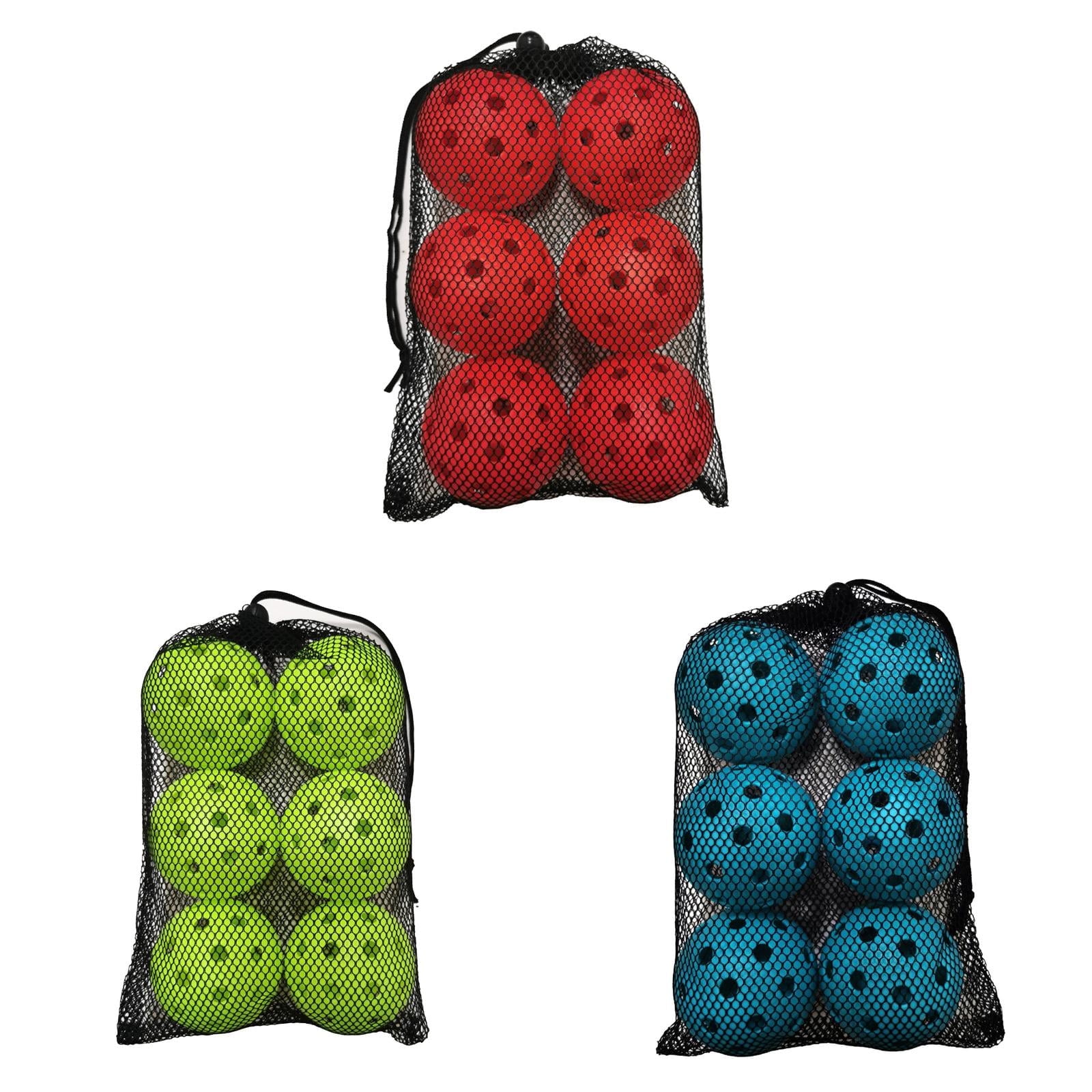 12 PC Pickleball Balls, Premium High Elasticity, 40-Hole Pickleballs ...