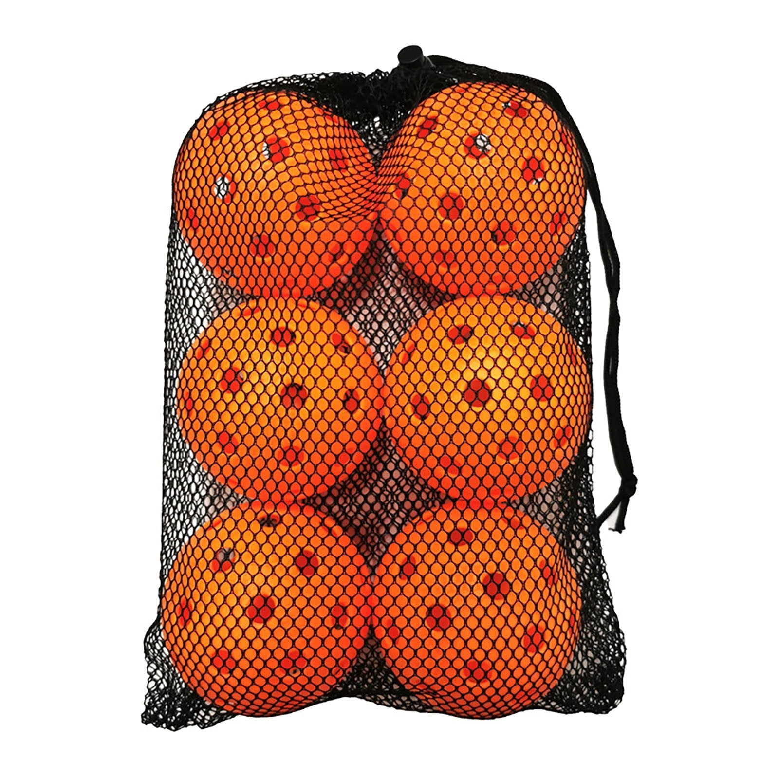 12 PC Pickleball Balls, High Elasticity, 40-Hole Pickleballs with Mesh ...