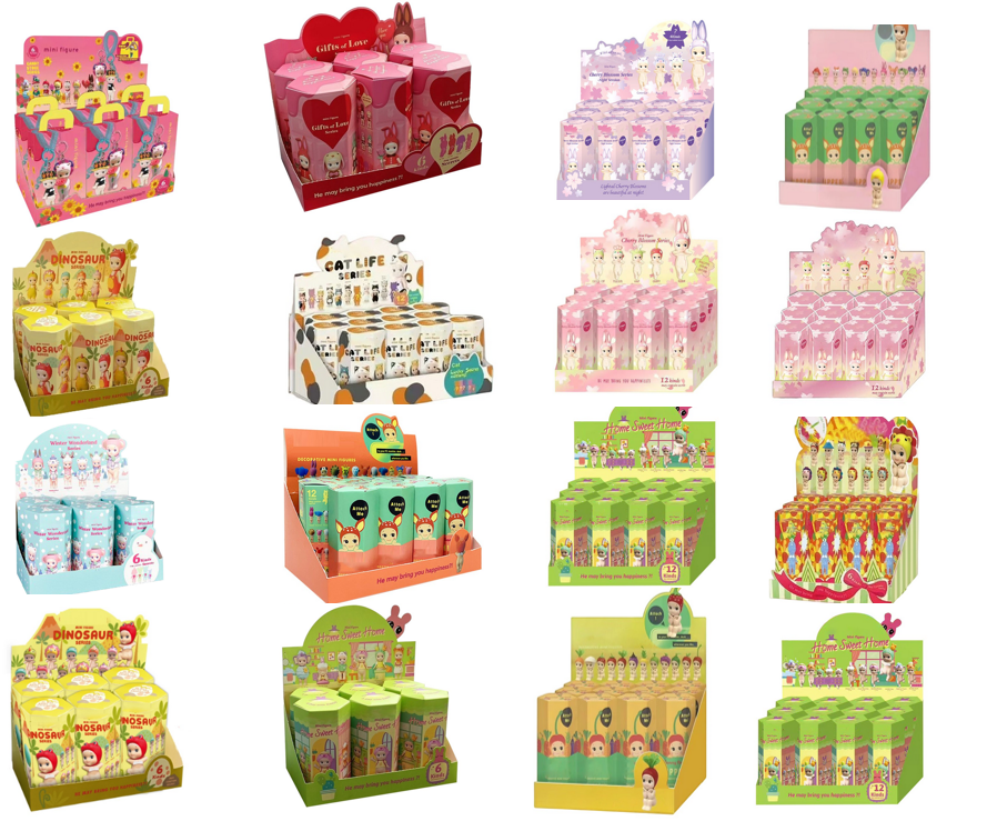 12 PC Sonny Angel Looking Back Series Lifting Legs 3.39 In Sonny Angels ...