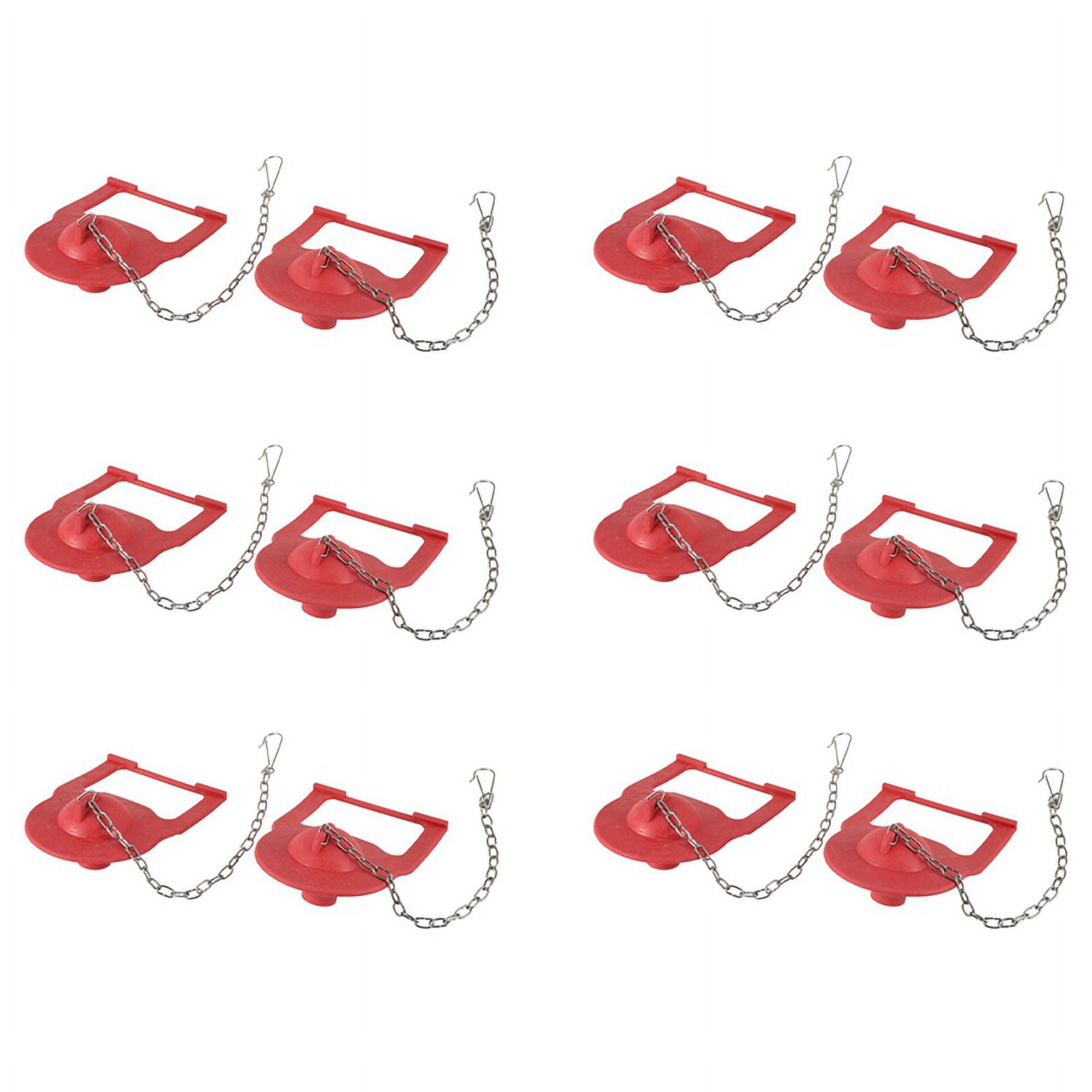 12 PCS 2 Inch Toilet Flapper for -Fin Flapper Kit, Replace for Toilet ...