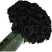200 Pack Mini Black Roses, Artificial Flowers for Bouquet, Bridal ...