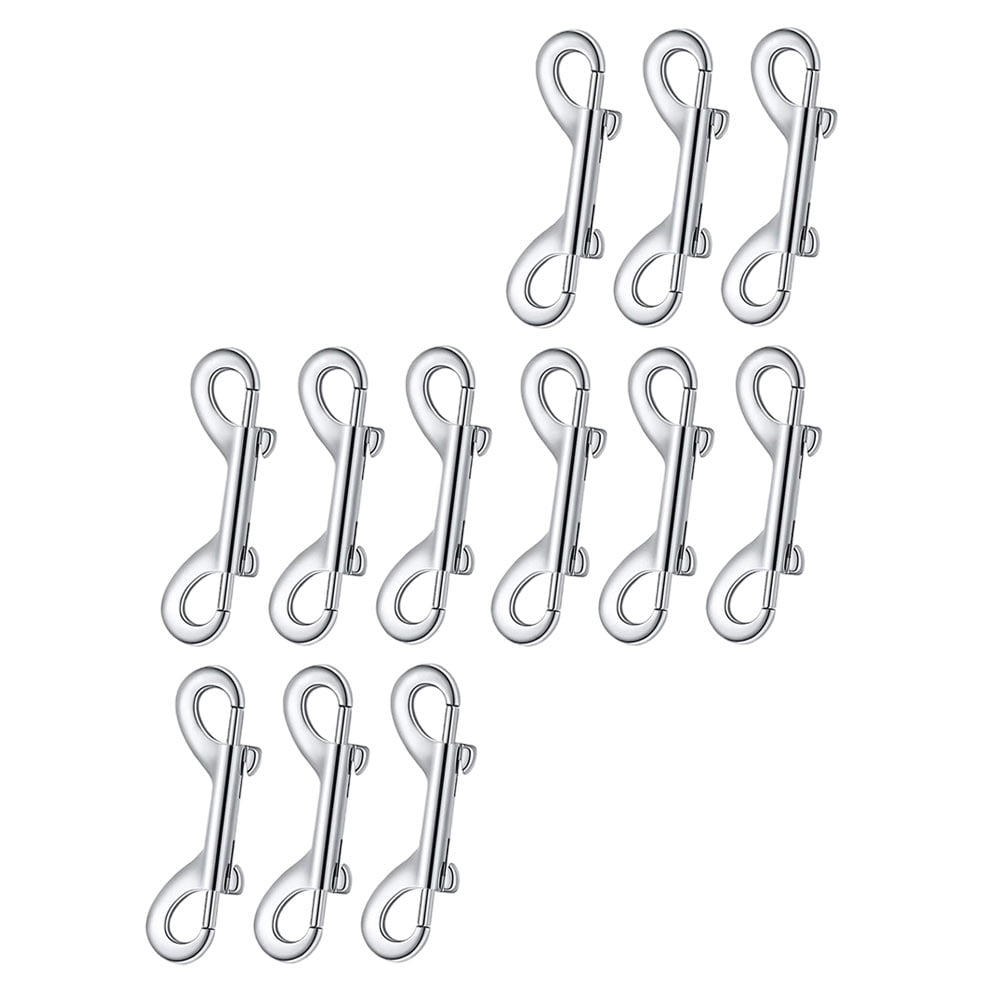 12 PCS Bolts Double Ended Trigger Snaps Dog Pulling Buckle Double Hook ...