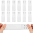 12 PCS Bra Extenders 2 Hooks, Bra Strap Extender, 2 Hook Bra Extenders ...
