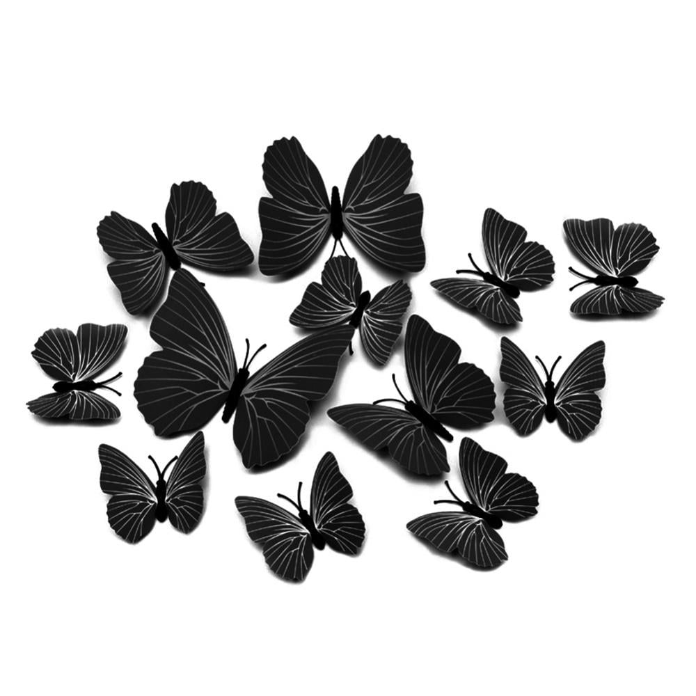 12 PCS Butterfly Refrigerator Magnets - Butterfly Wall Decor Strong ...