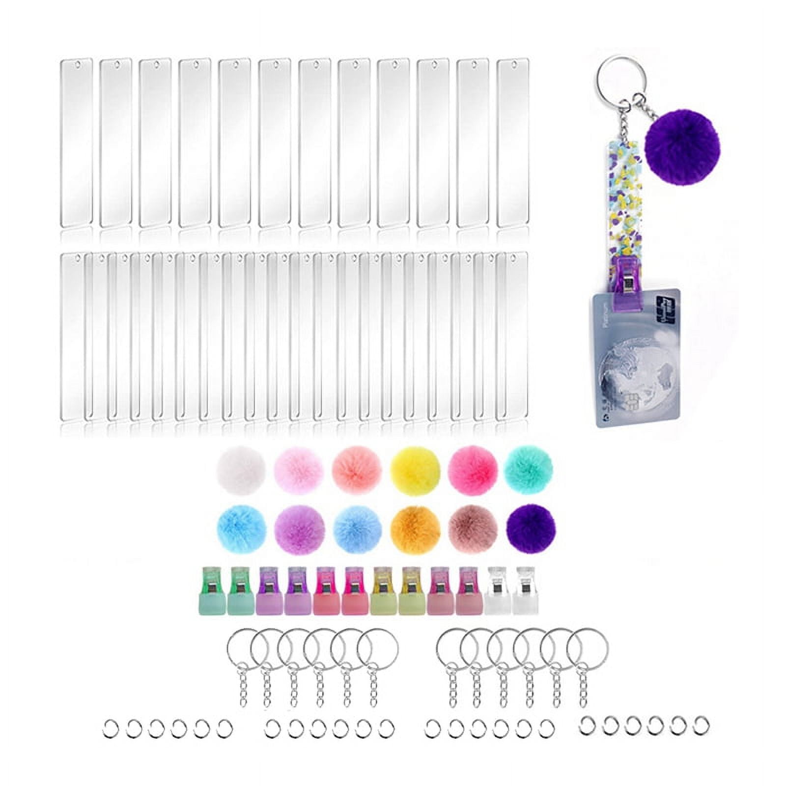 12 PCS Card Clips Contactless Acrylic Debit Bank for Nail Extractor ...