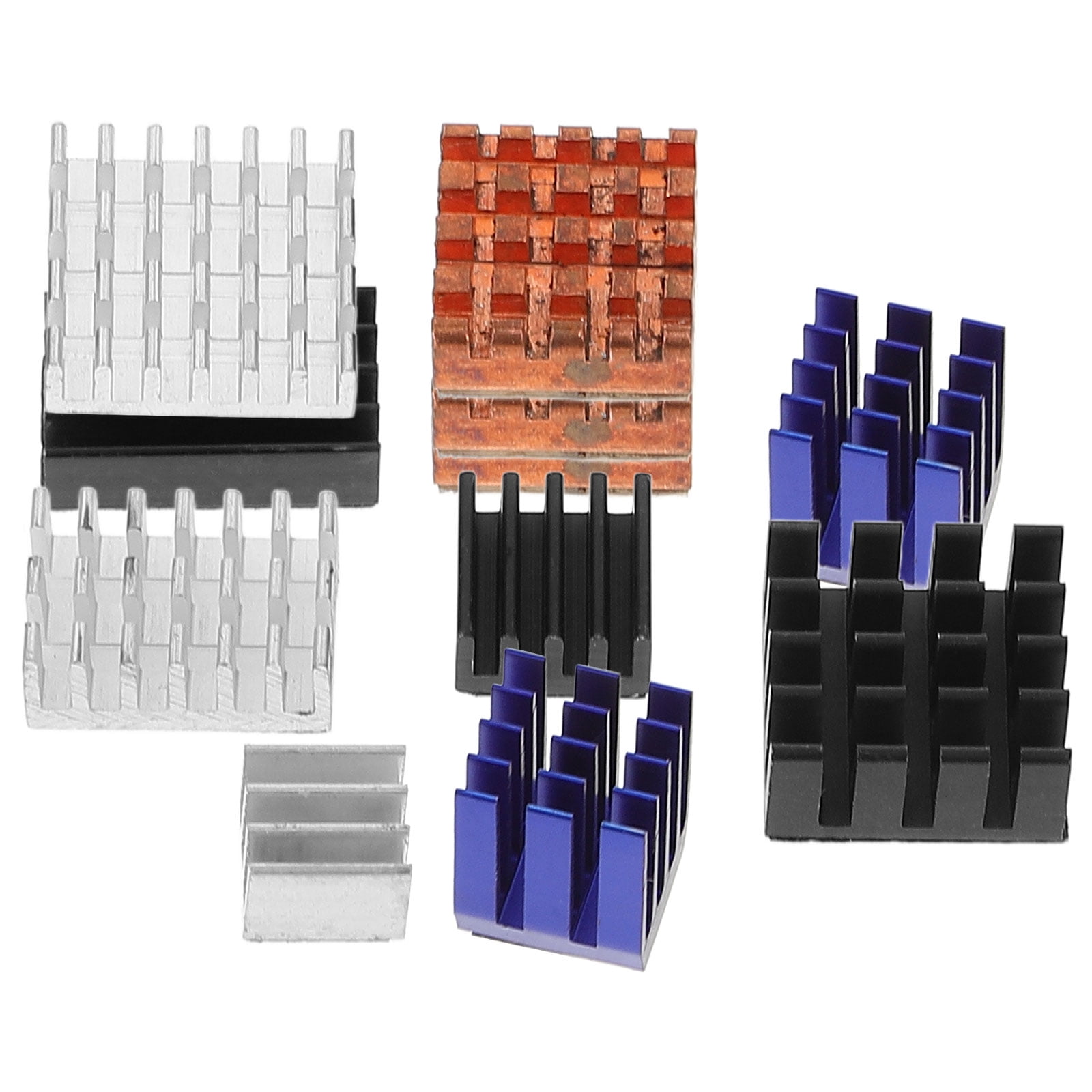 DEEPCRAFF 12Pcs Blend Materials Heatsink Kit with Double Sided Thermal ...