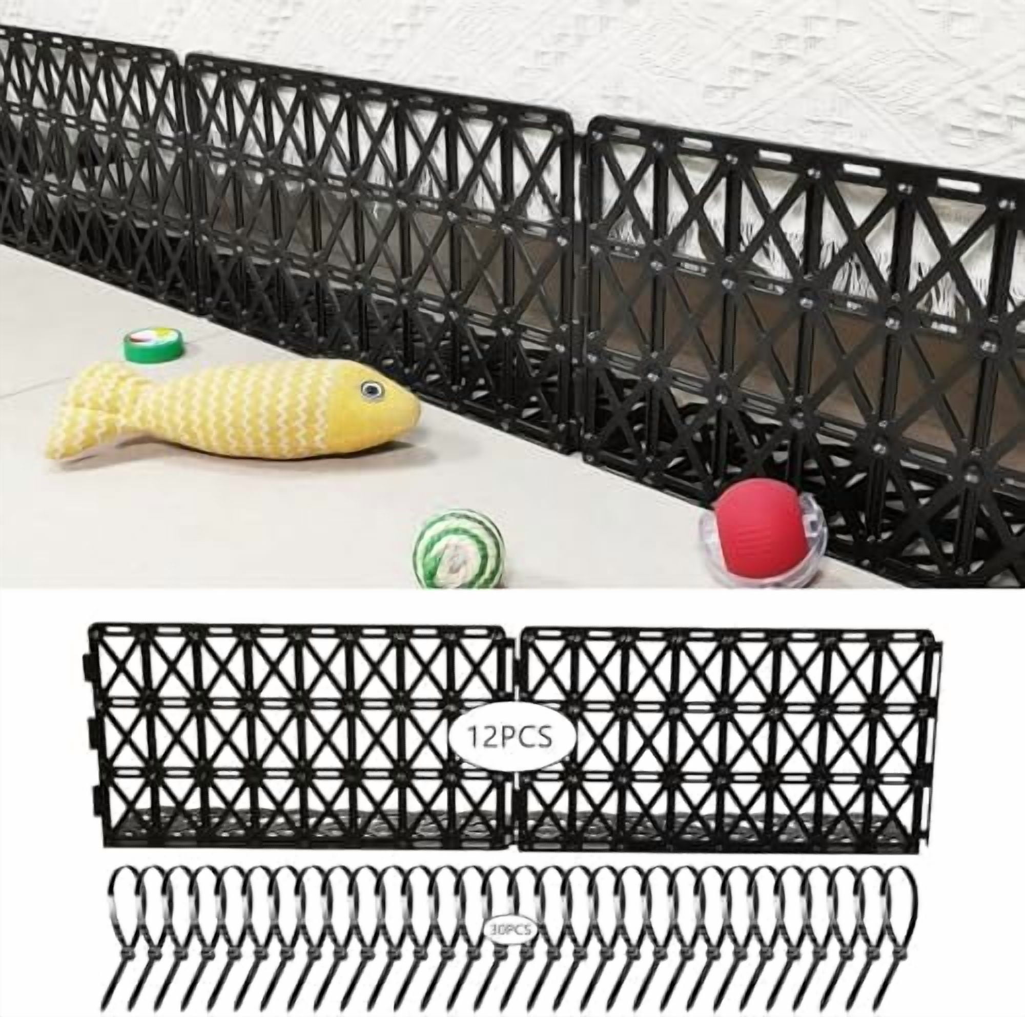 12 PCS Under Couch Blockers for Bed Couch Furniture 14.7" L x 8" H ...