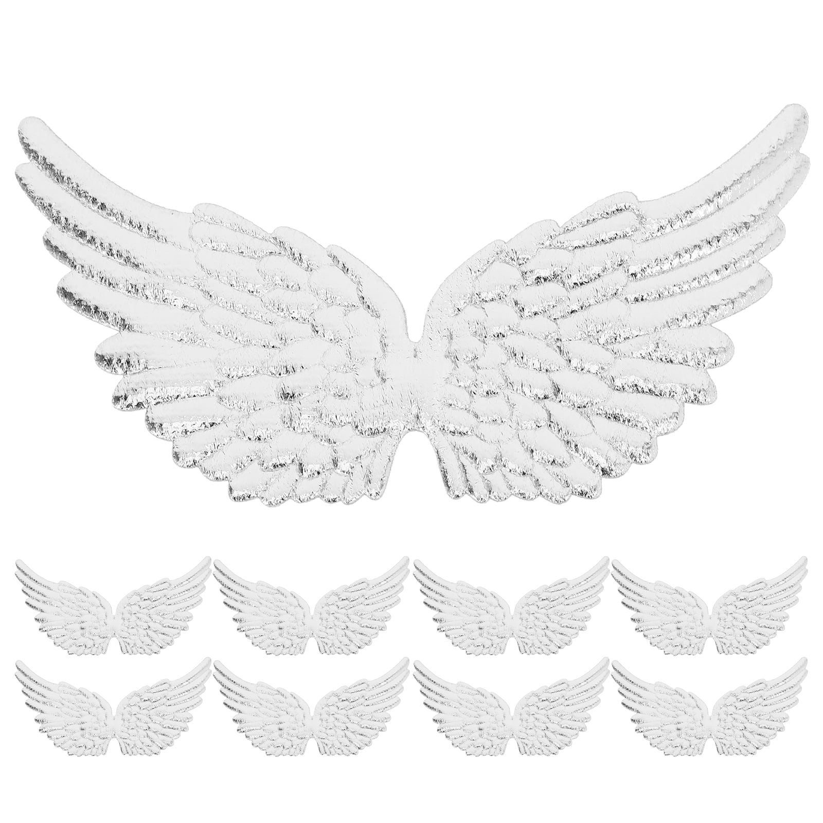 12 PCS DIY Accessary Wing Crafts Decorative Patches Angel Figurines ...