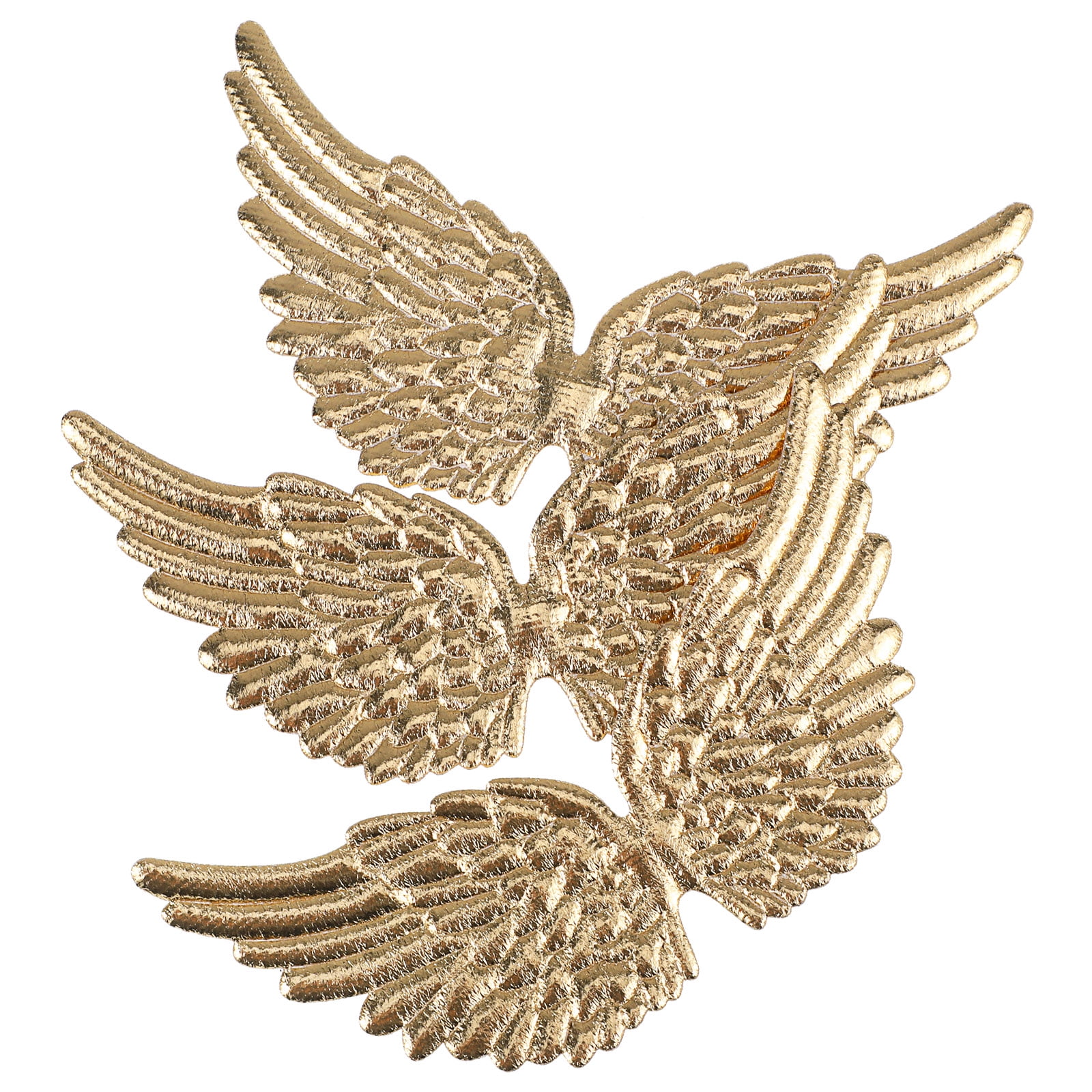 12 PCS DIY Wing Crafts Decorative Angel Wings Ornament Girl Golden ...