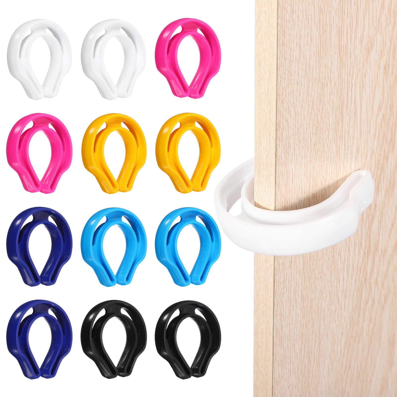 12 PCS Door Pinch Guard, Door Slam Stopper Finger Pinch Guard Slam ...