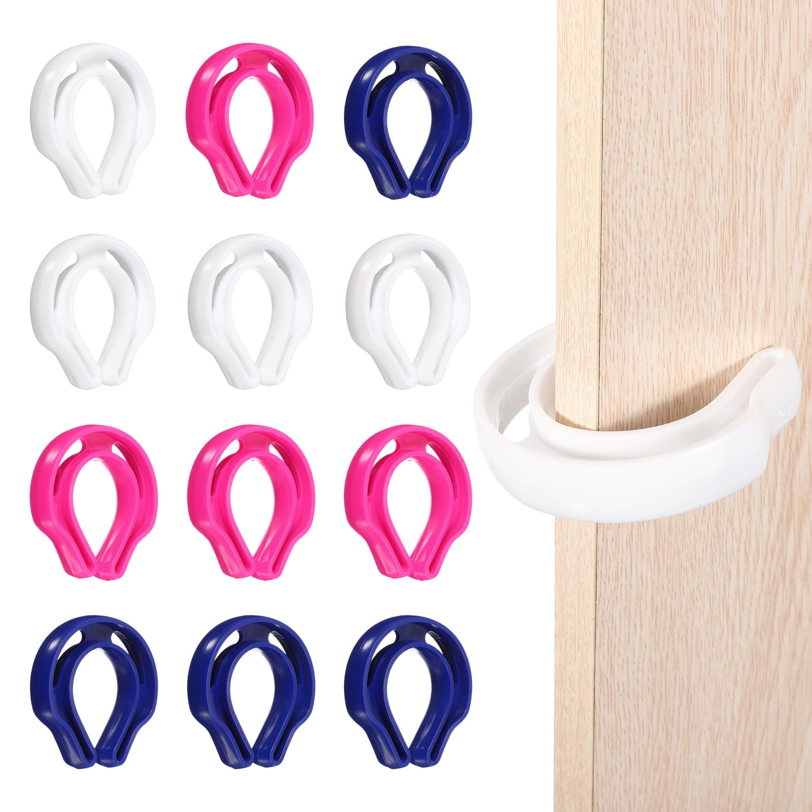 12 PCS Door Pinch Guard, Door Slam Stopper Finger Pinch Guard Slam ...
