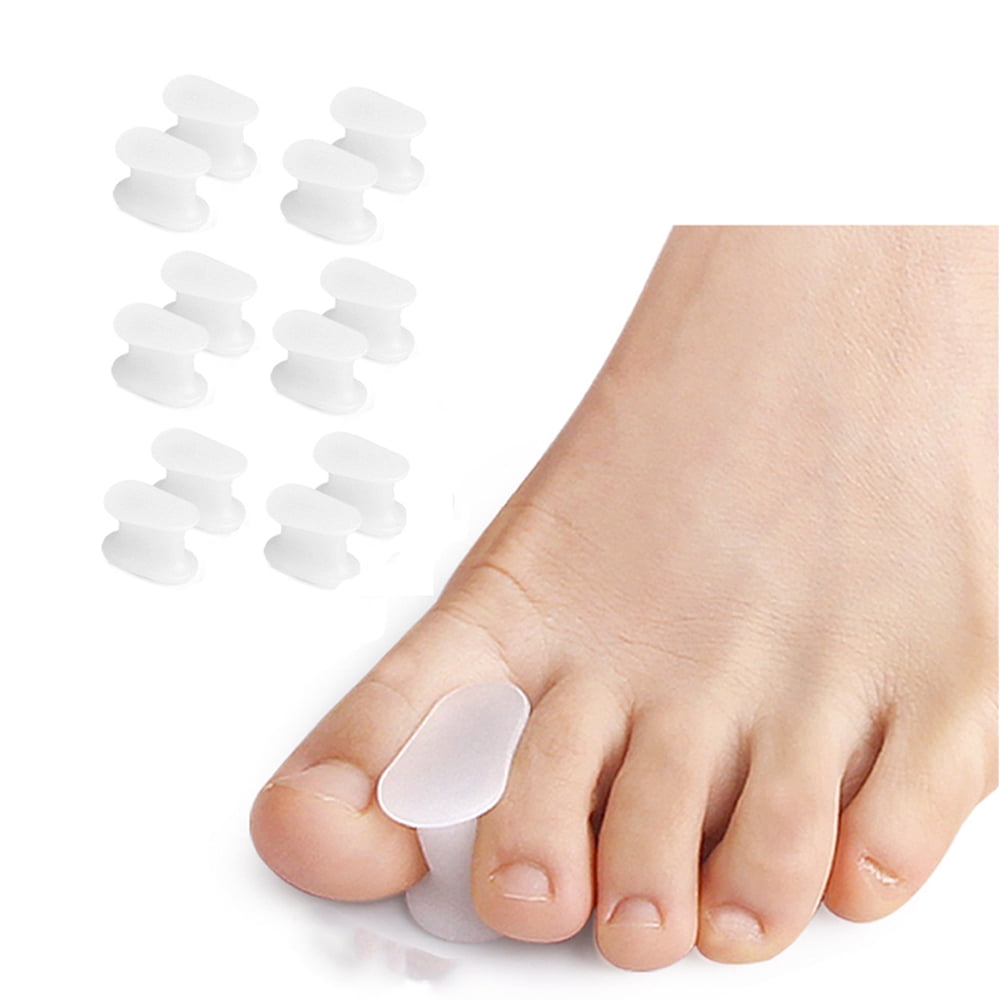 12 PCS Gel Bunion Pads – Soft Silicone Toe Separators for Hammer Toes ...