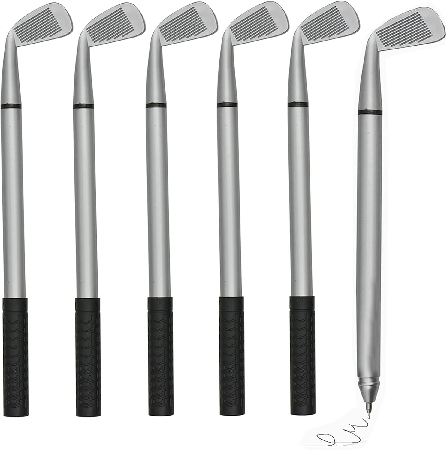 12 PCS Golf Ballpoint Pen Funny Sports Golfing Club Props Black Gel Ink ...