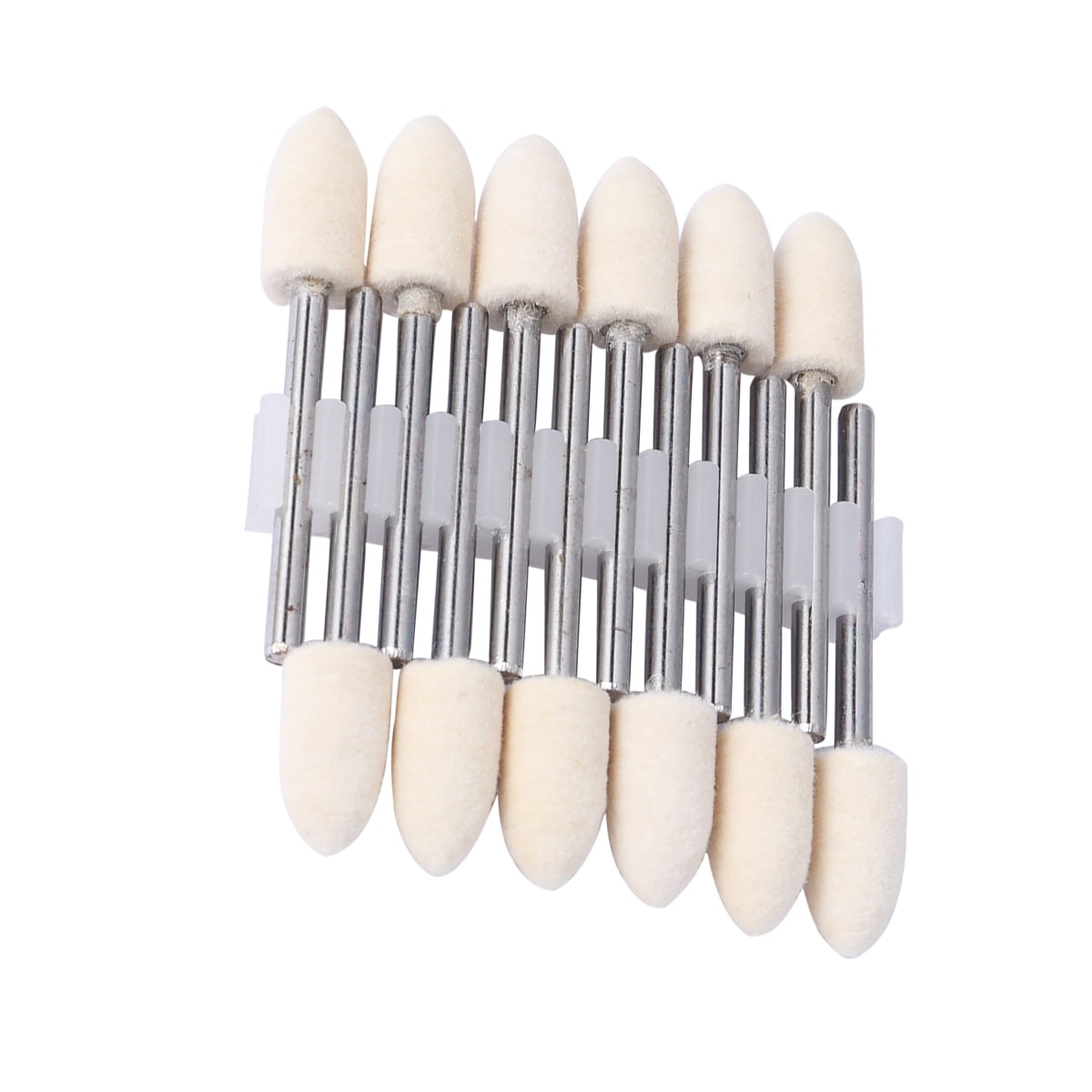 12 PCS Grinding Tools Felt Point Rotary Polishing Head Conical ...